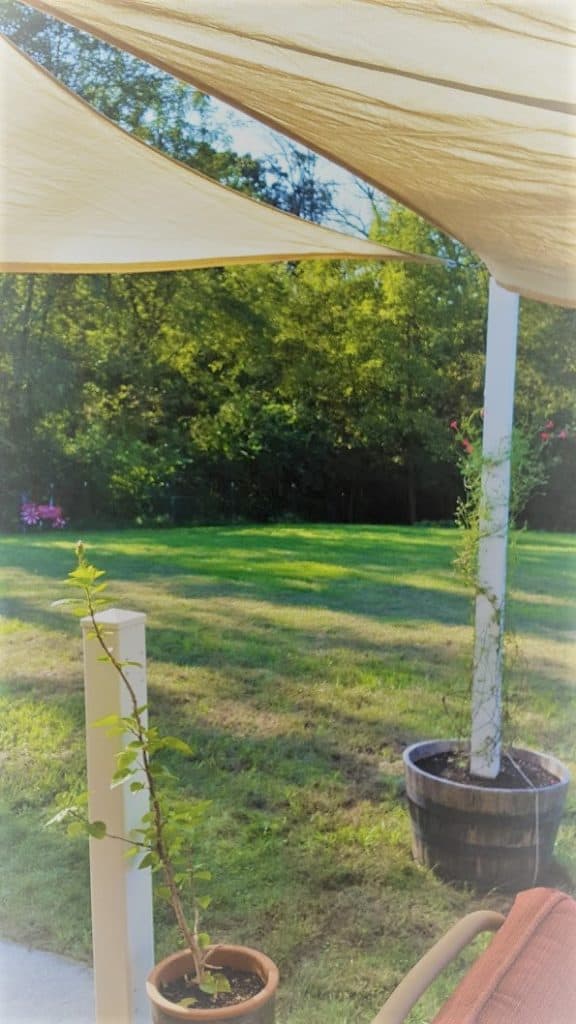 Simple Retractable Patio Shade Sail System – GrowIt BuildIT