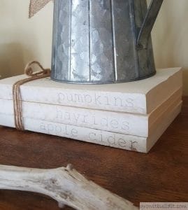 Book Stack -EASY METHOD DIY (no stamps needed) Hardcover & Paperback ...