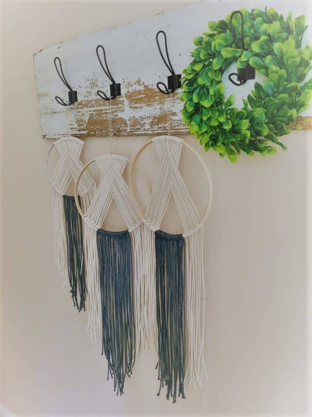 How To Make Modern Macrame Wall Hanging on Embroidery Hoop – GrowIt BuildIT
