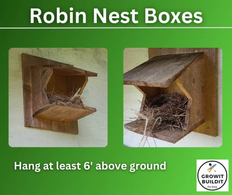 How To Build a Robin Birdhouse / Nest Box – Step by Step – GrowIt BuildIT
