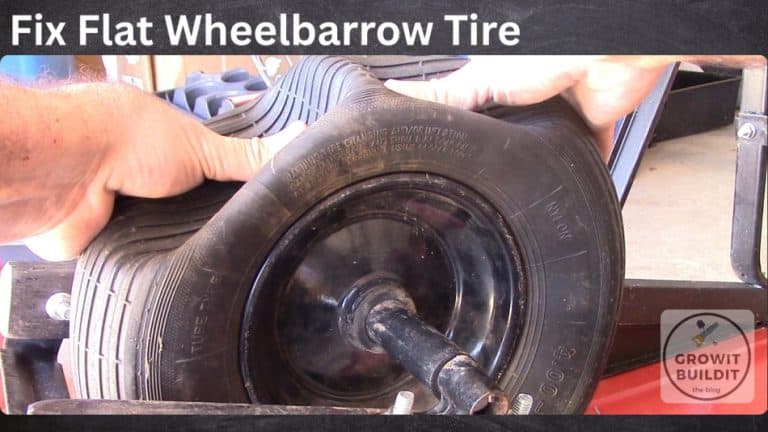 A Beginner's Guide To Fixing A Flat Wheelbarrow Tire | GrowIt BuildIT